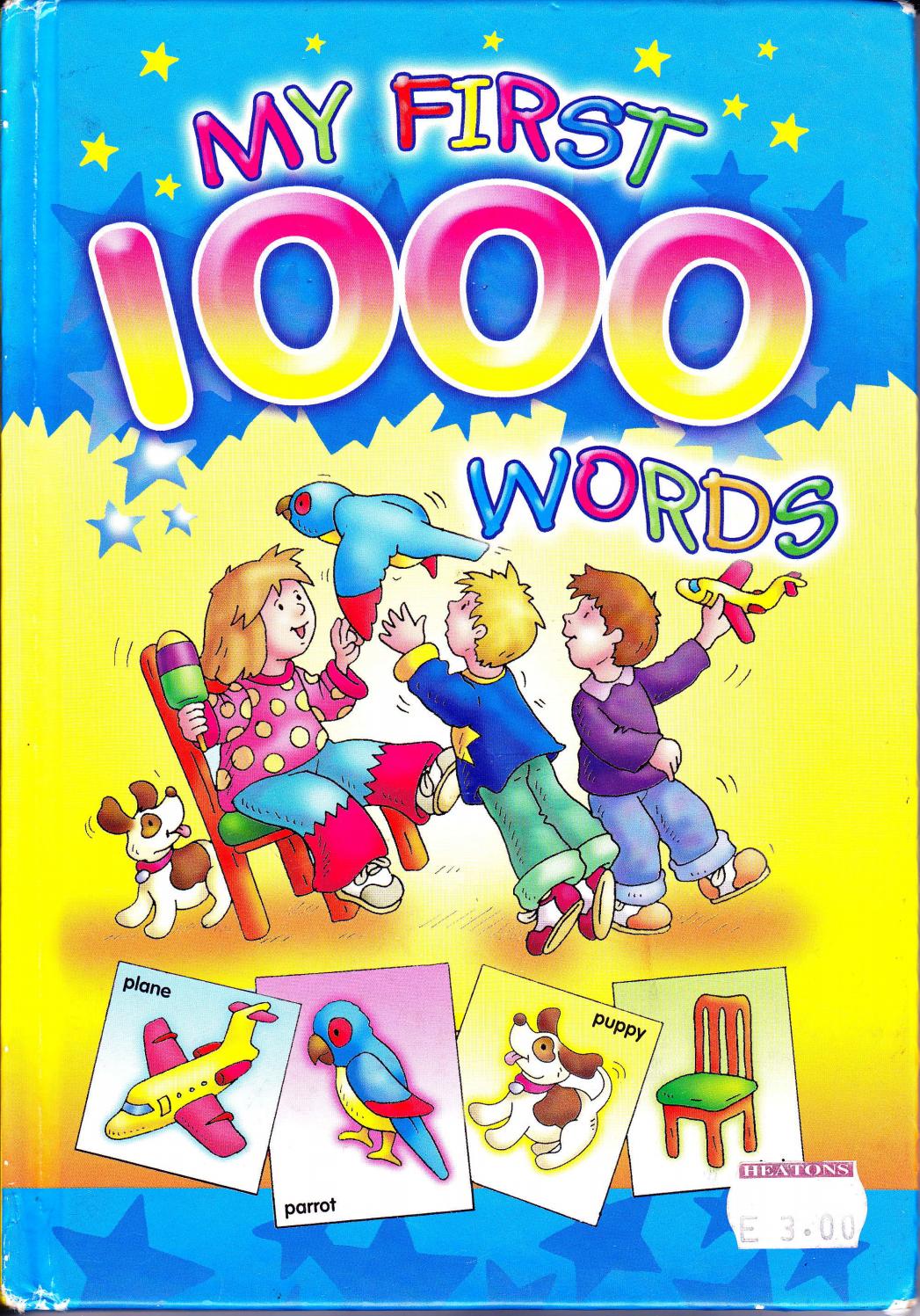 my First 1000 words by Aldy - Issuu