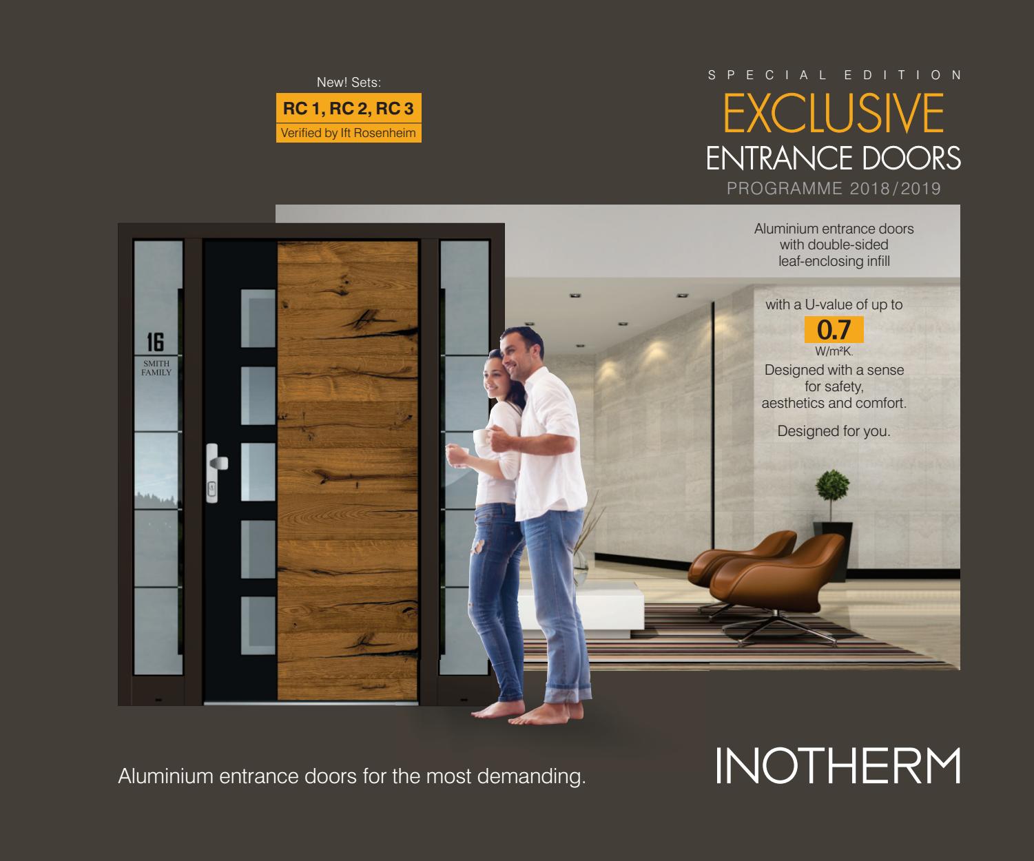 INOTHERM special edition EXCLUSIV (EN) by INOTHERM aluminium doors - Issuu