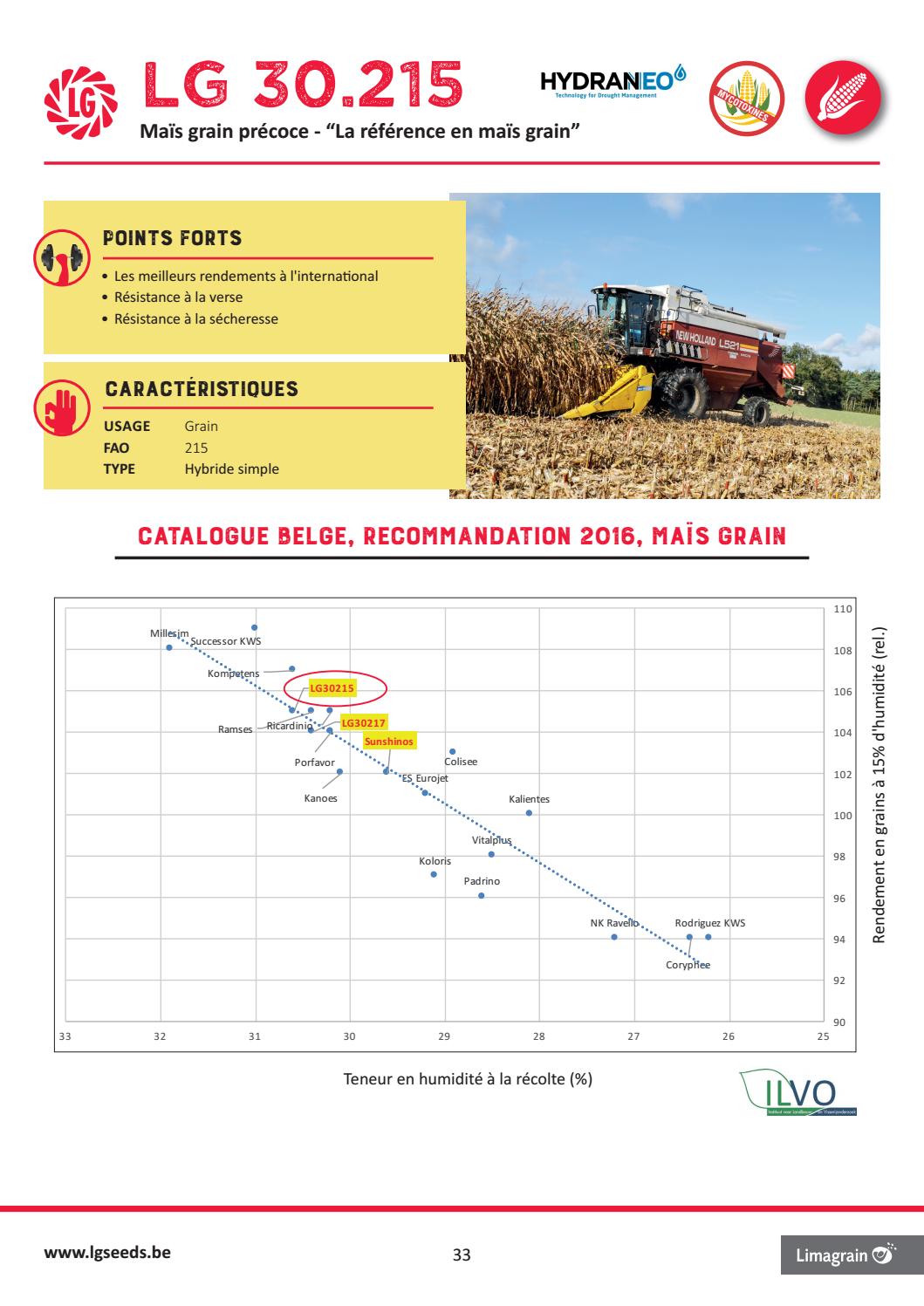 LG Seeds LG 30.215 maïs grain by LG Seeds Belgium - Issuu