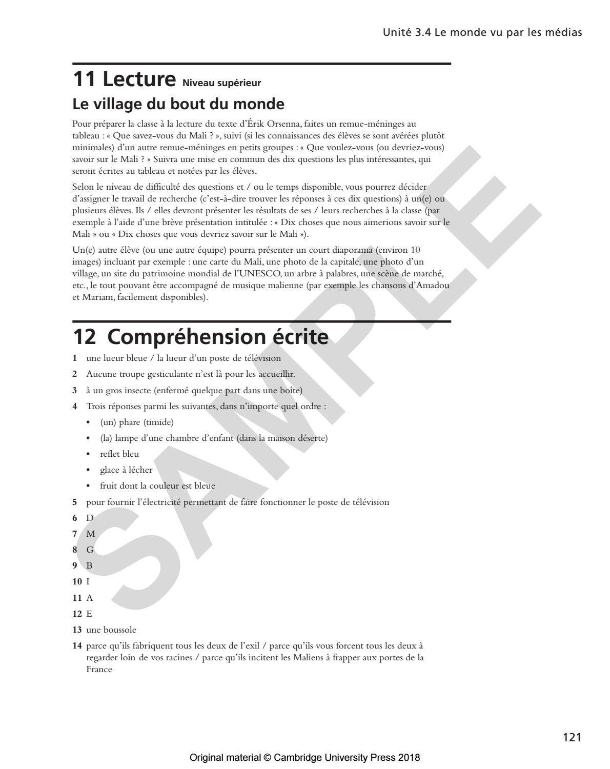 French B for the IB Diploma Teacher's Resources by Cambridge ...