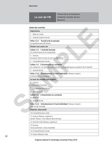 French B for the IB Diploma Teacher's Resources by Cambridge ...
