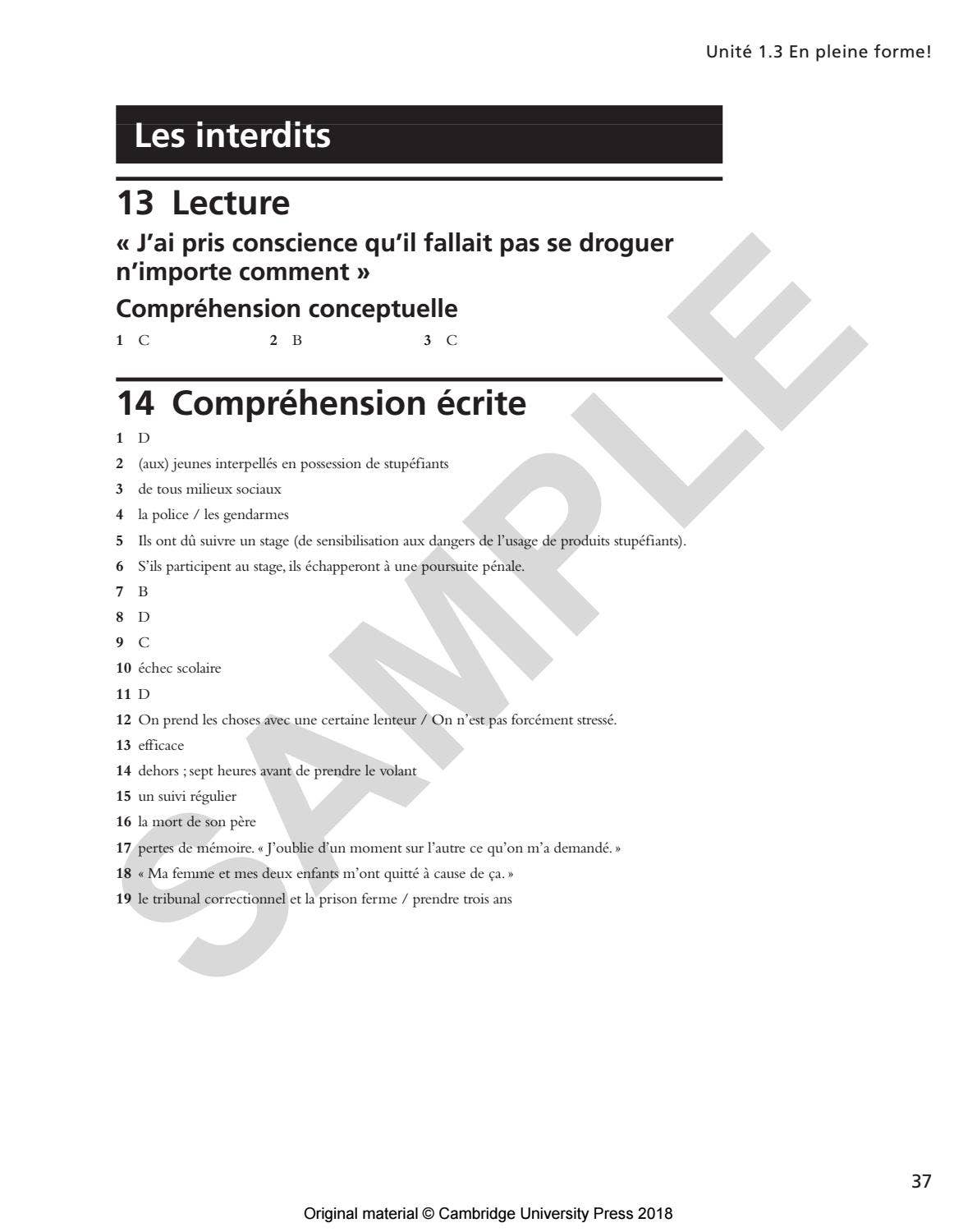 French B for the IB Diploma Teacher's Resources by Cambridge ...
