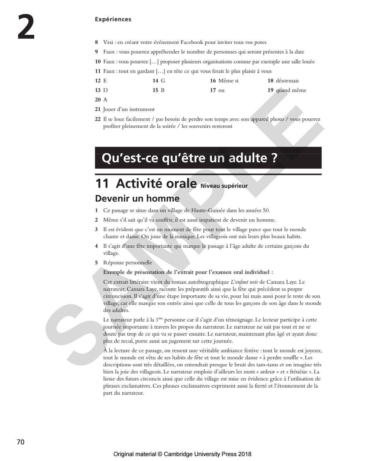 French B for the IB Diploma Teacher's Resources by Cambridge ...