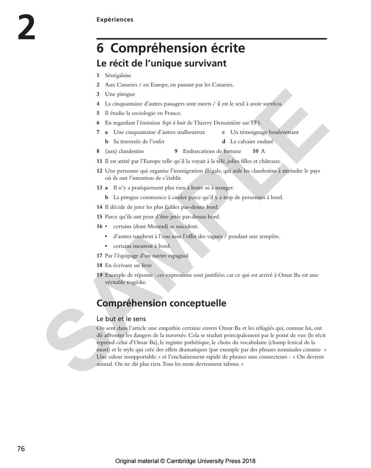 French B for the IB Diploma Teacher's Resources by Cambridge ...