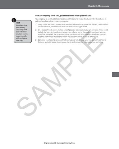 Cambridge International AS & A Level Biology Practical workbook Sample ...