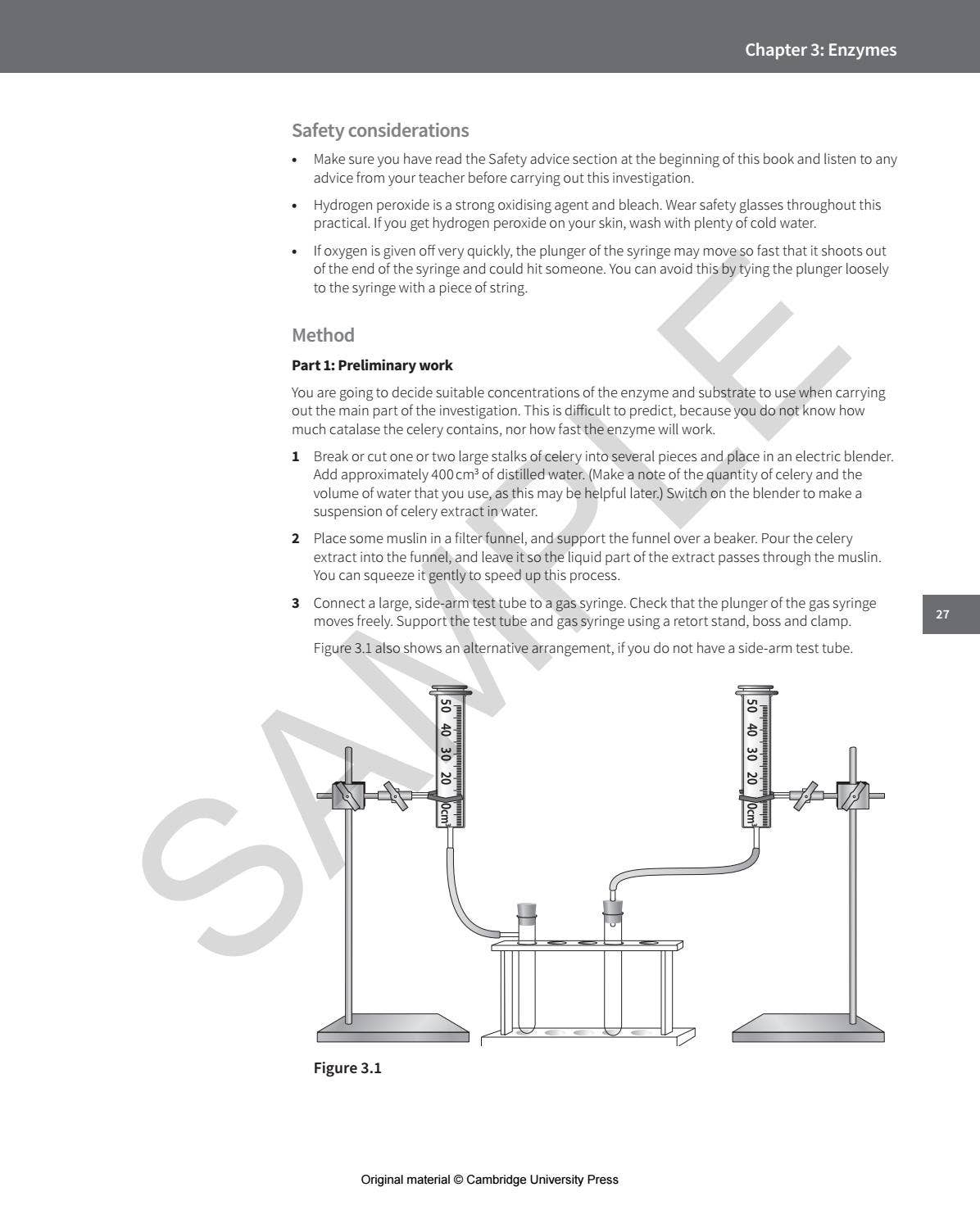 Cambridge International AS & A Level Biology Practical workbook Sample ...