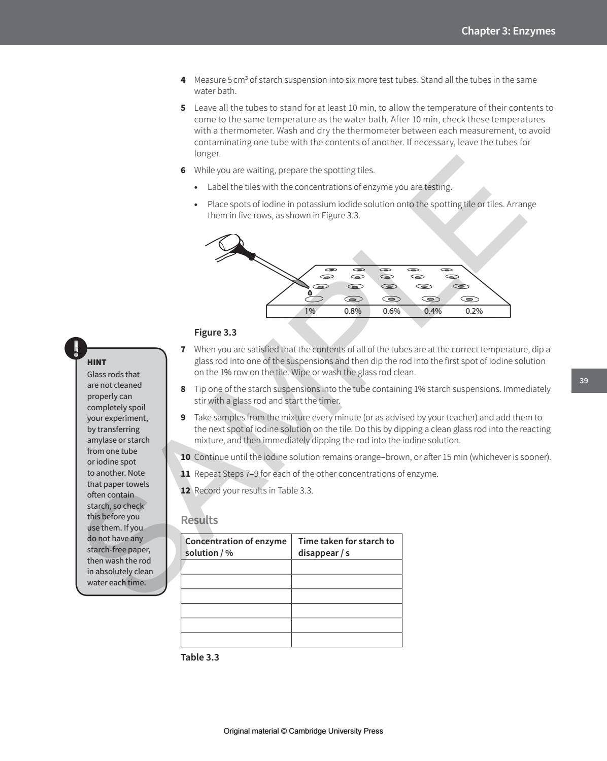 Cambridge International AS & A Level Biology Practical workbook Sample ...