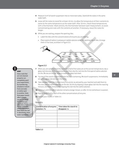 Cambridge International AS & A Level Biology Practical workbook Sample ...