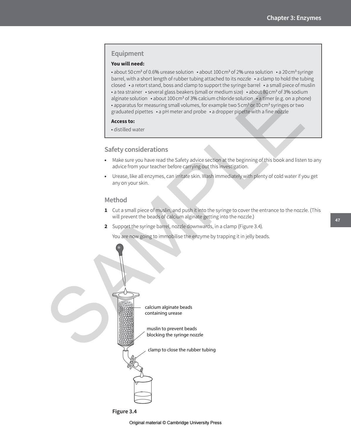 Cambridge International AS & A Level Biology Practical workbook Sample ...