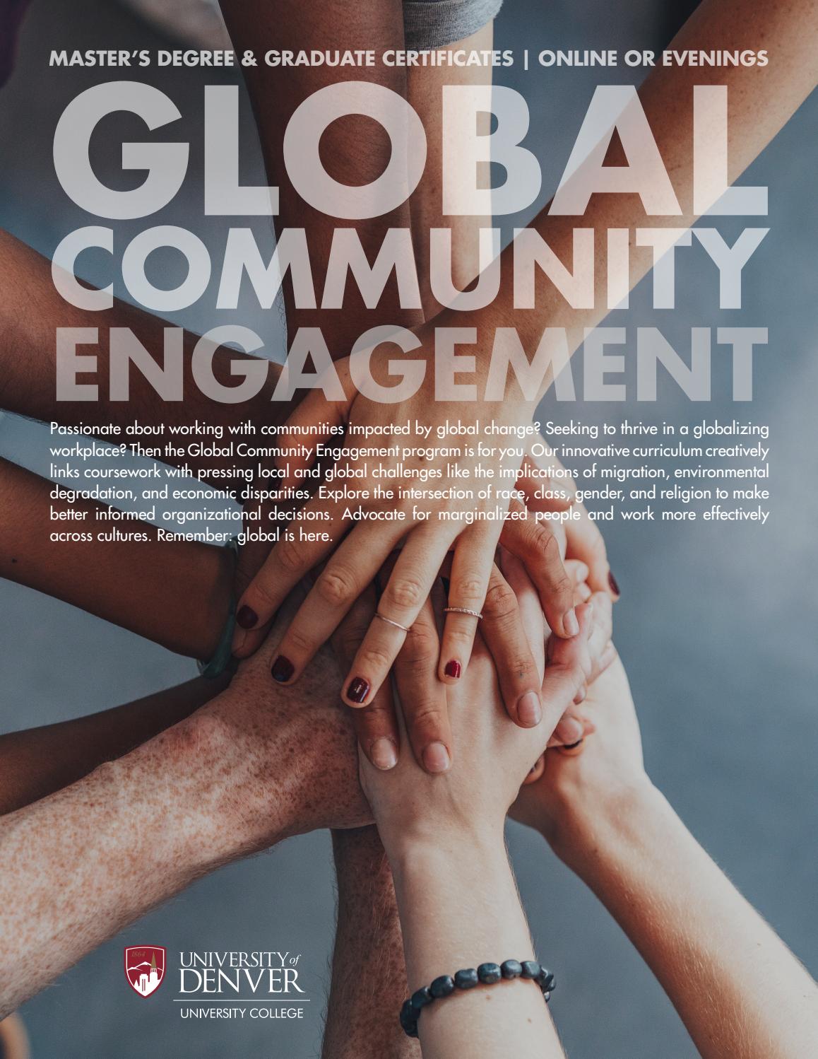 Global Community Engagement | University College by University College ...