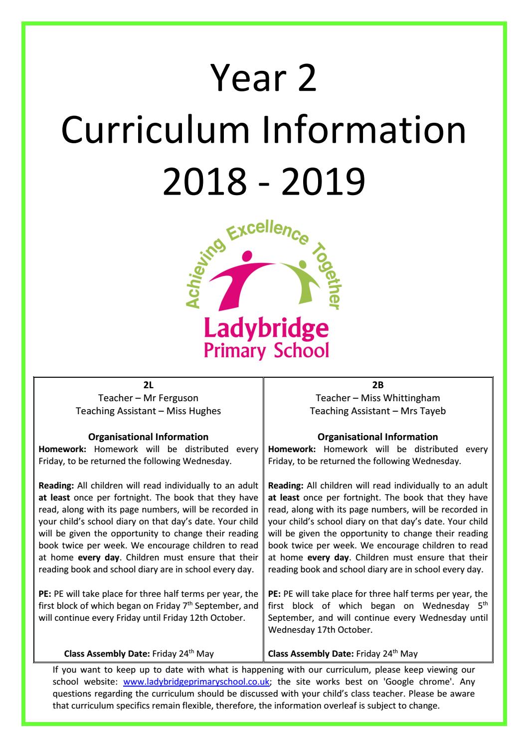 Year 2 Curriculum by Schudio - Issuu
