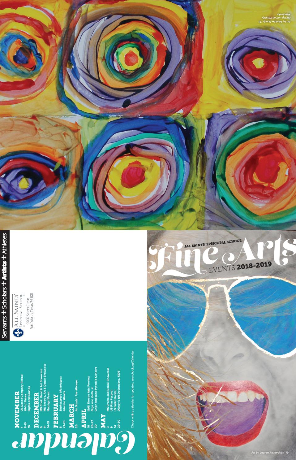 Fine Arts Poster, 2018 by All Saints' Episcopal School - Issuu