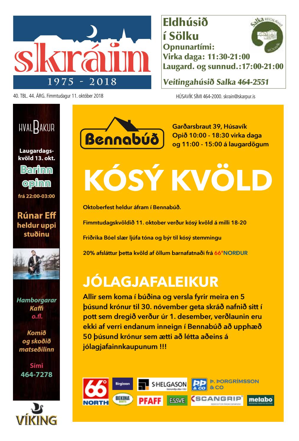 Skráin 40. tbl. 2018 by Skráin - Issuu