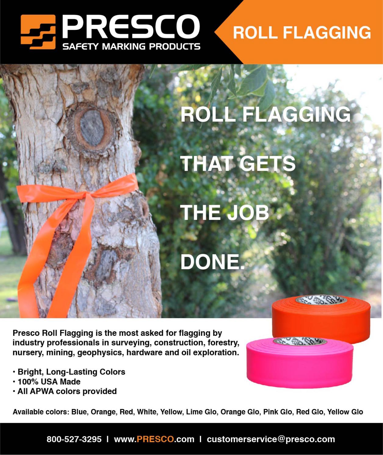 Presco Roll Flagging by Ram Tool Construction Supply Co. - Issuu