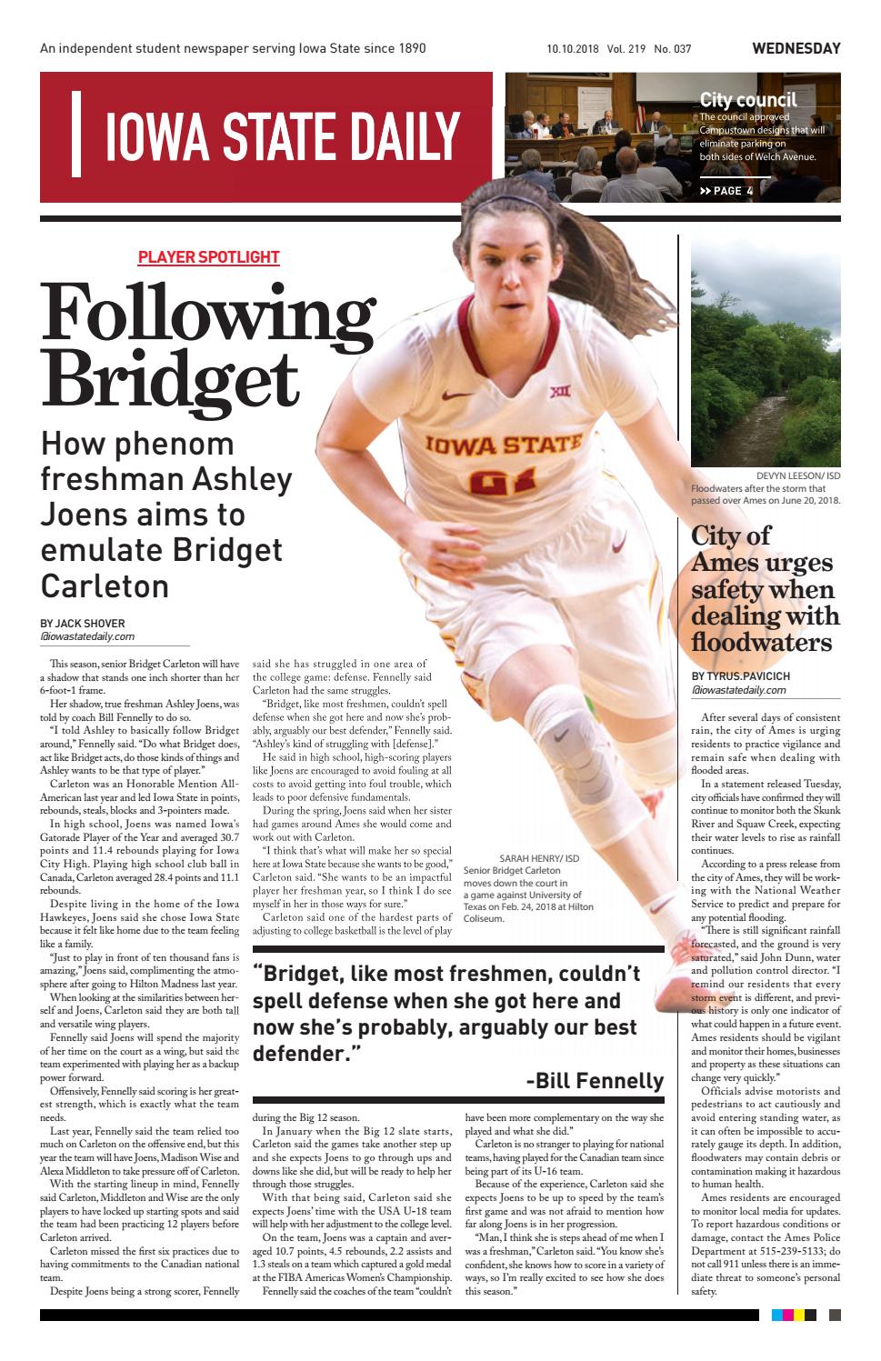 10.10.18 by Iowa State Daily - Issuu