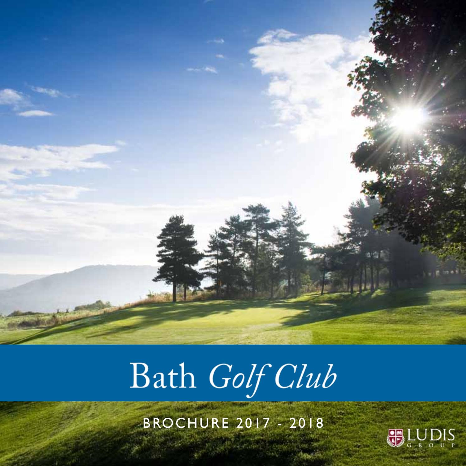 Bath Golf Club Brochure 2017 - 2018 by Ludis - Issuu