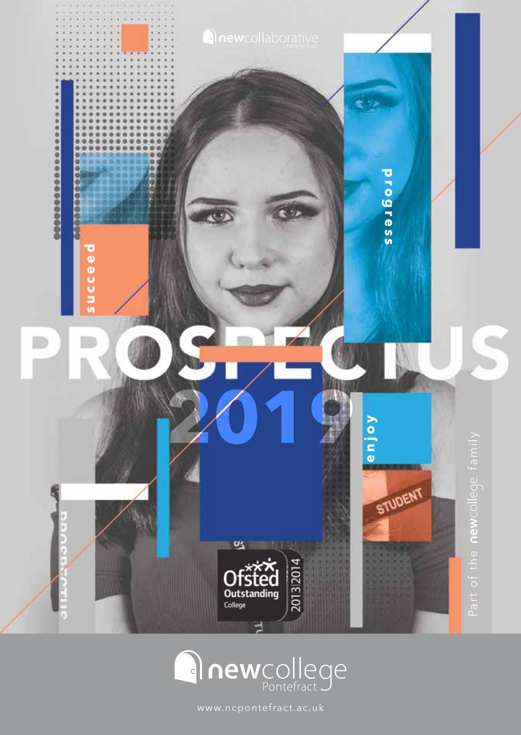 New College Pontefract 2019 Prospectus by New College - Issuu