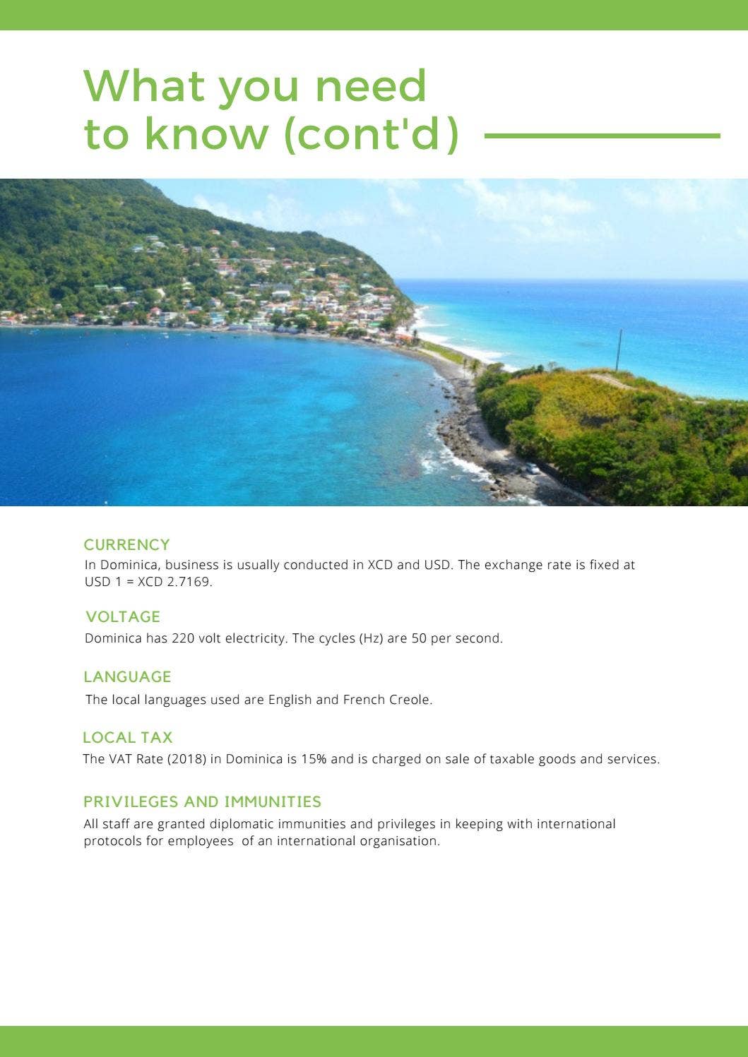 OECS OnBoarding Brochure: Dominica by OECS Commission - Issuu