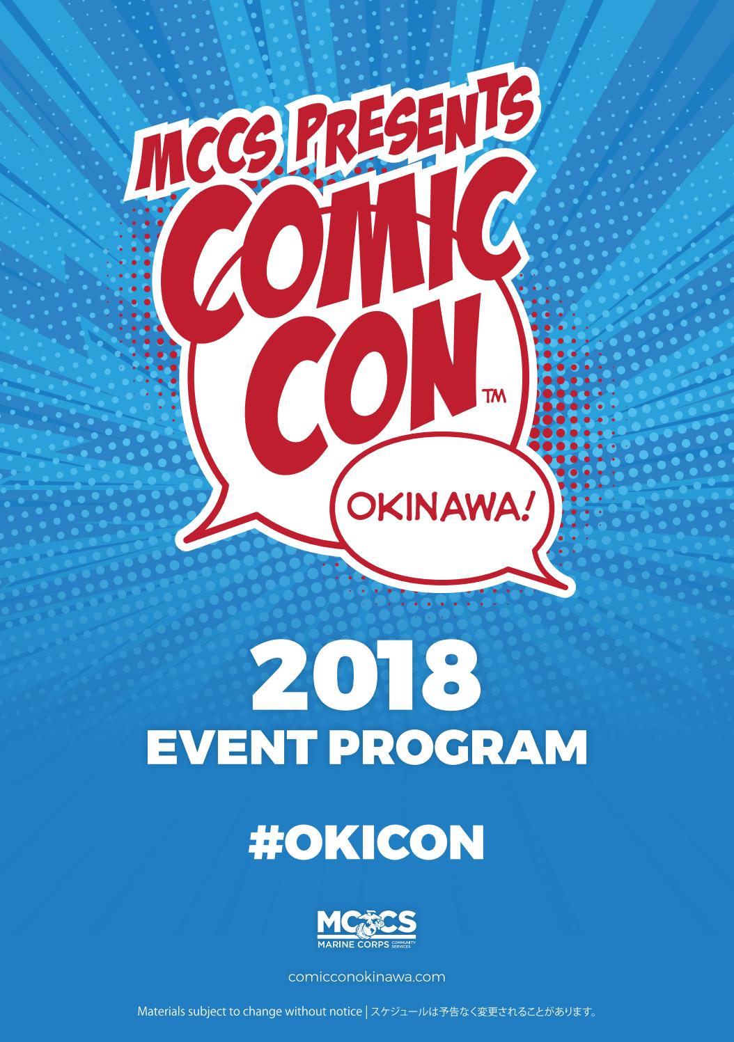 MCCS Comic Con Okinawa by MCCS Okinawa - Issuu