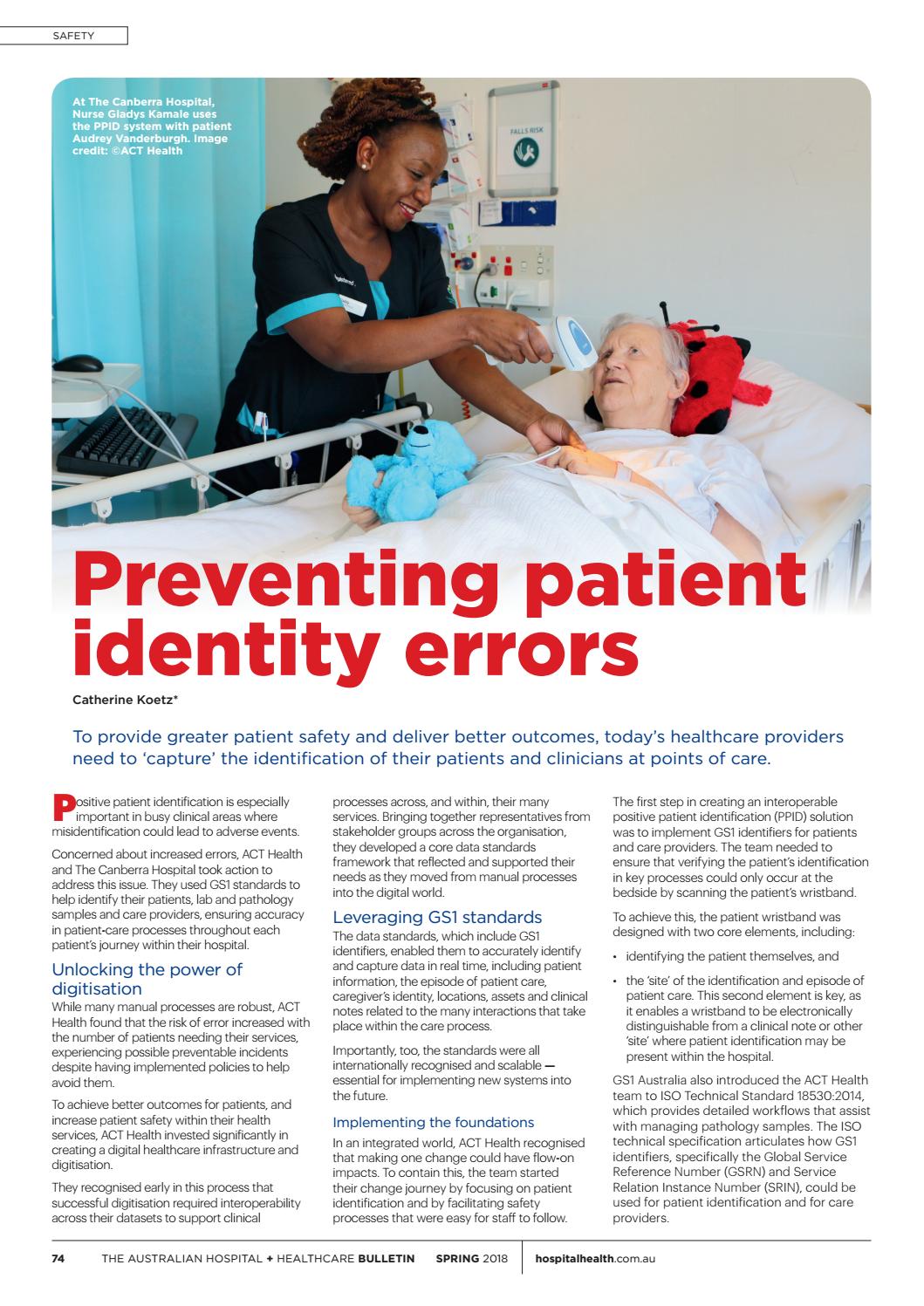 The Australian Hospital + Healthcare Bulletin Spring 2018 by Westwick ...