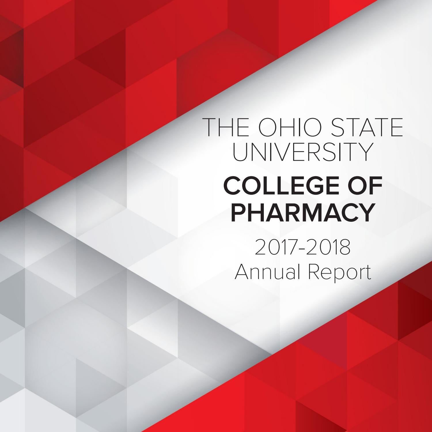 Annual Report 2017-18: The Ohio State University College of Pharmacy by ...