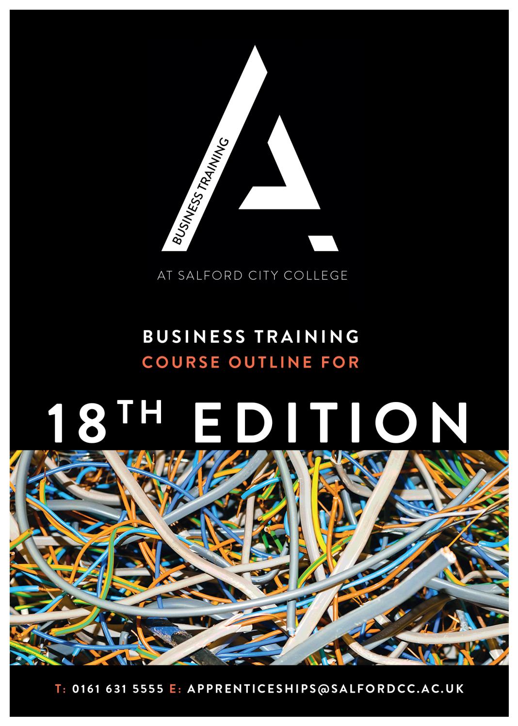 18th Edition Course Outline: Apprenticeships at Salford City College by ...