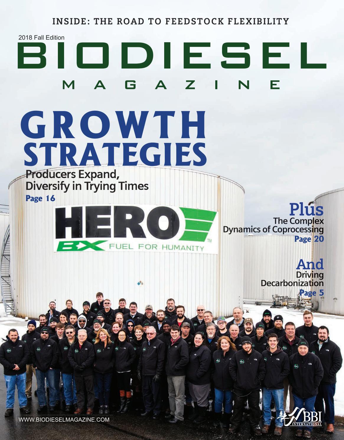 2018 Fall Biodiesel Magazine by BBI International - Issuu