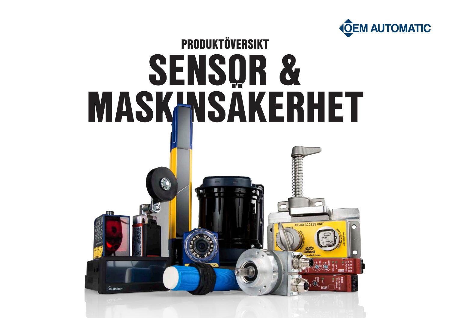 Produktöversikt Sensor & Maskinsäkerhet by OEM International - Issuu