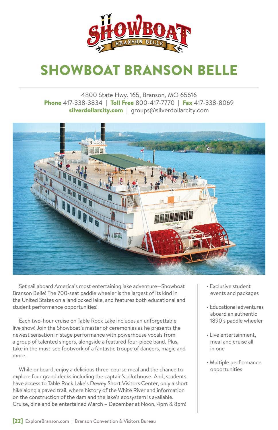 2019 Branson Student Guide by Branson Convention and Visitors Bureau ...