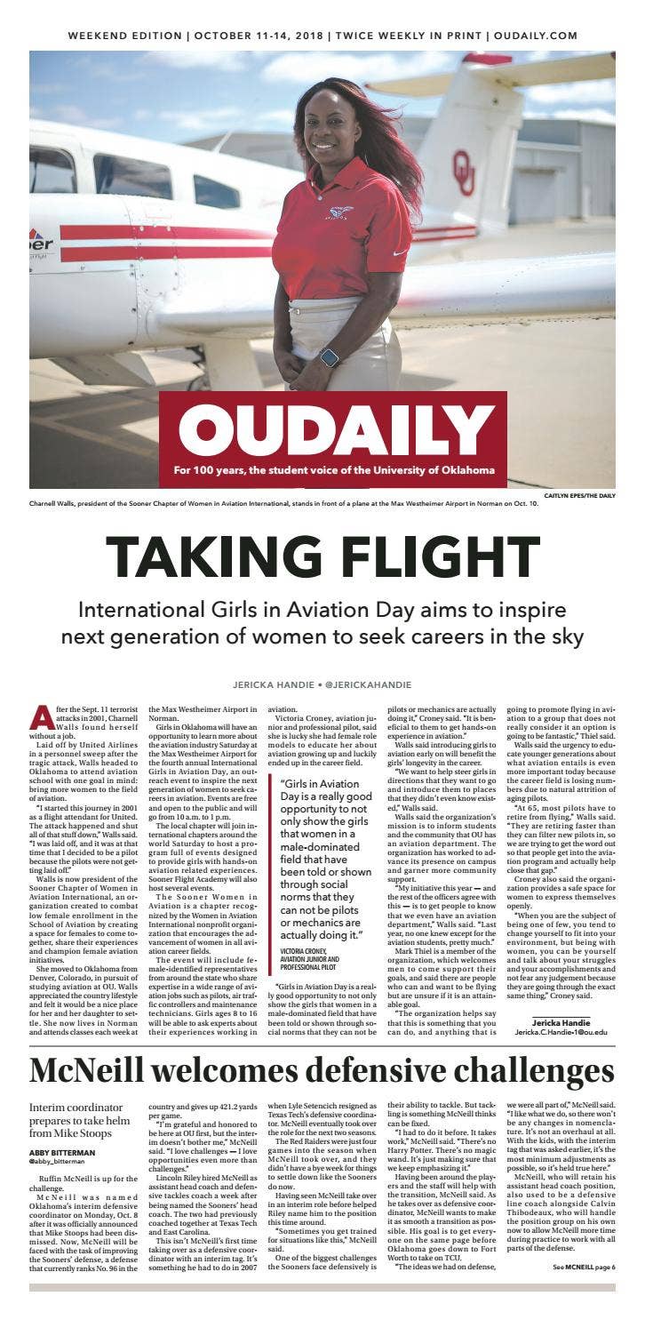 October 11-14, 2018 by OU Daily - Issuu