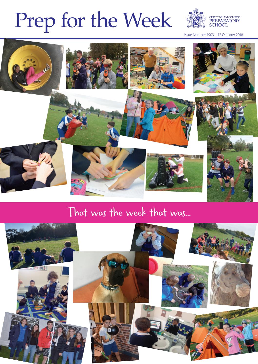 Prep for the Week - Week 6 by Cheltenham College - Issuu