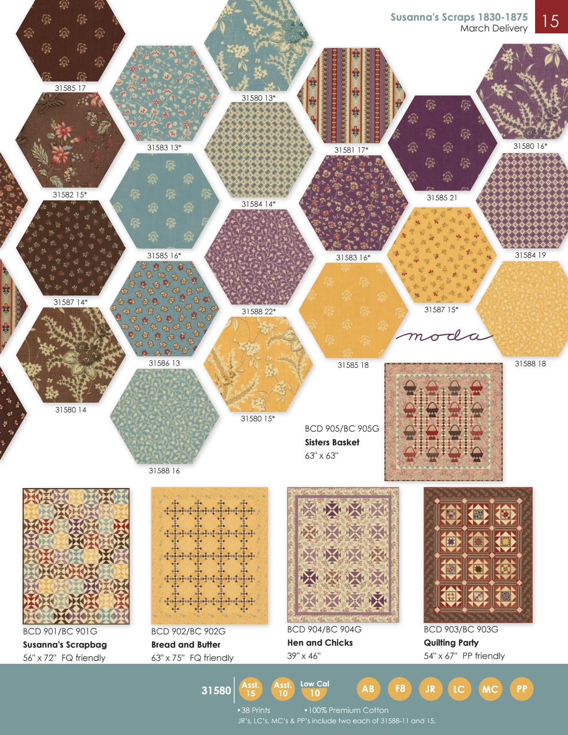 Moda Piece Issue No 34 by Moda Fabrics / United Notions - Issuu