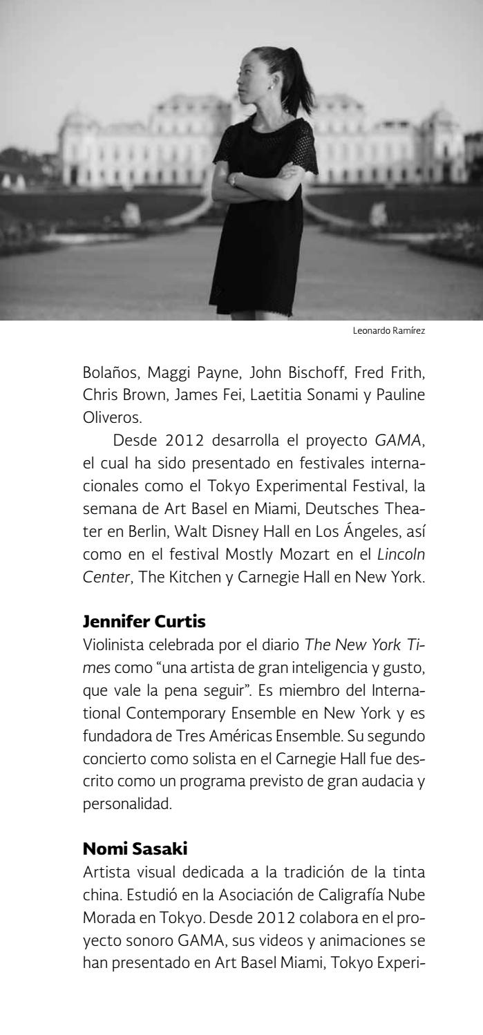 Pauchi Sasaki / XLVI Festival Internacional Cervantino by Festival ...