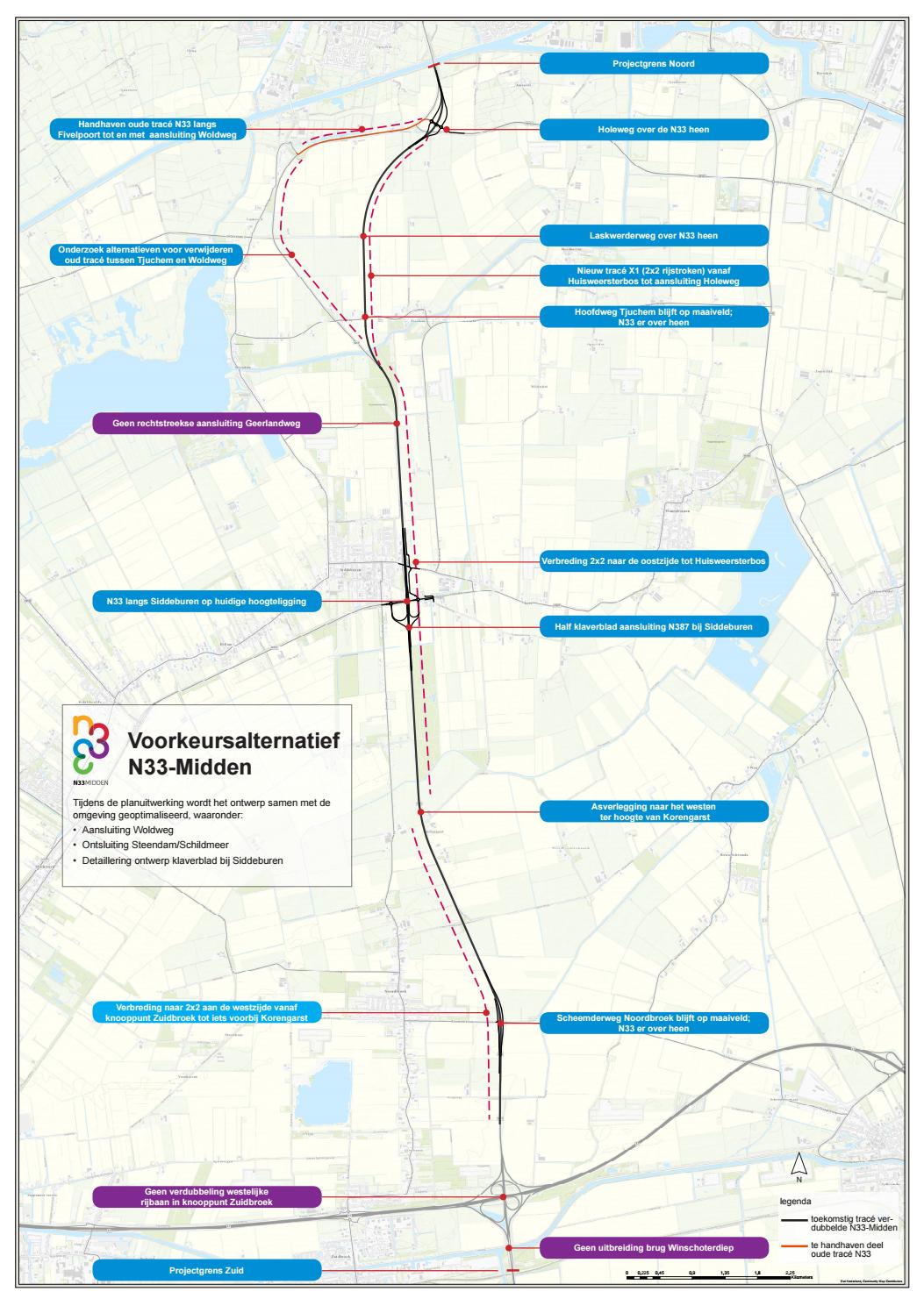 Alternatief X1 definitieve keuze voor verdubbeling N33 by NDC Digitaal ...
