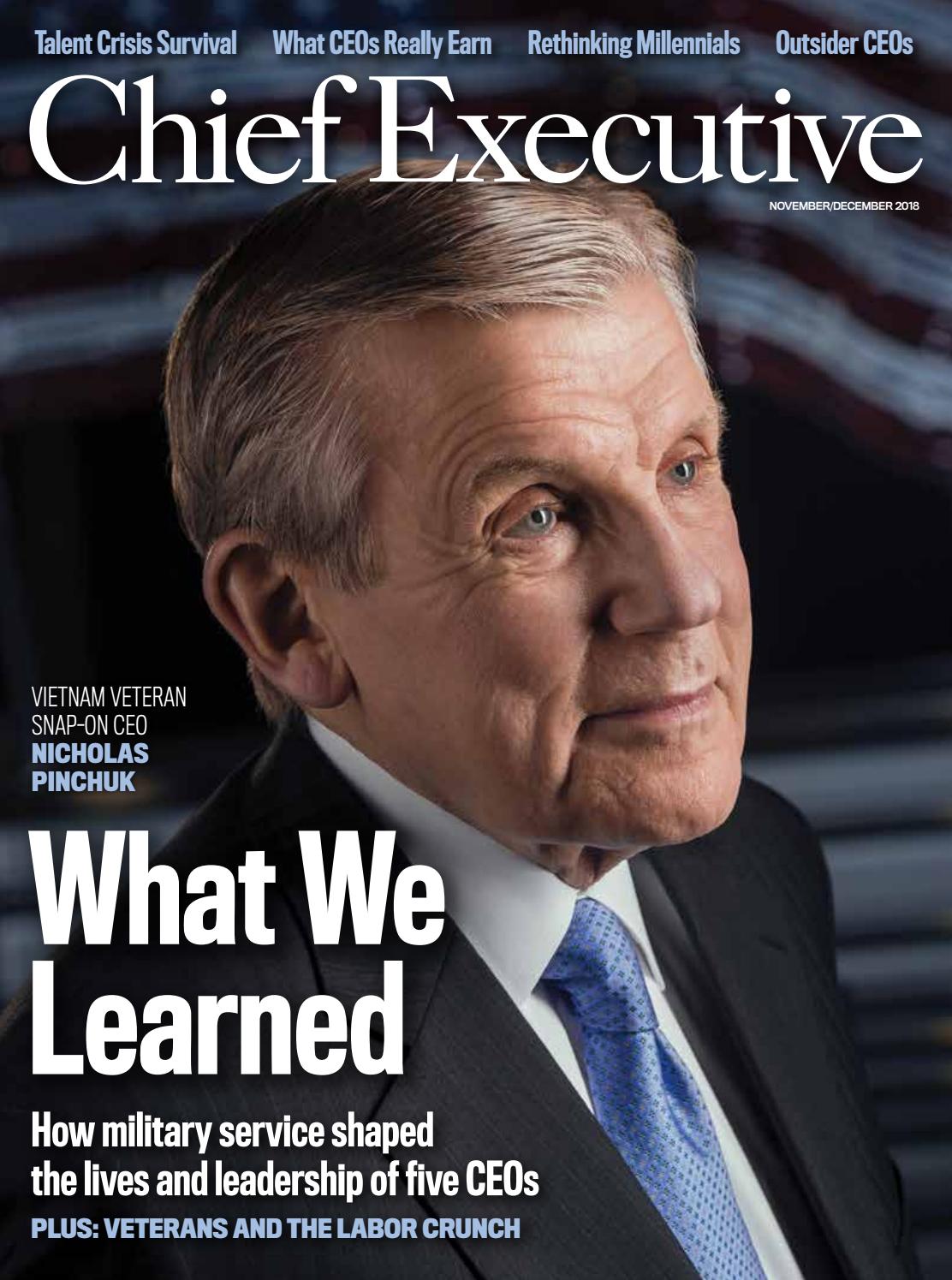 November/December 2018 Chief Executive Magazine by Chief Executive ...