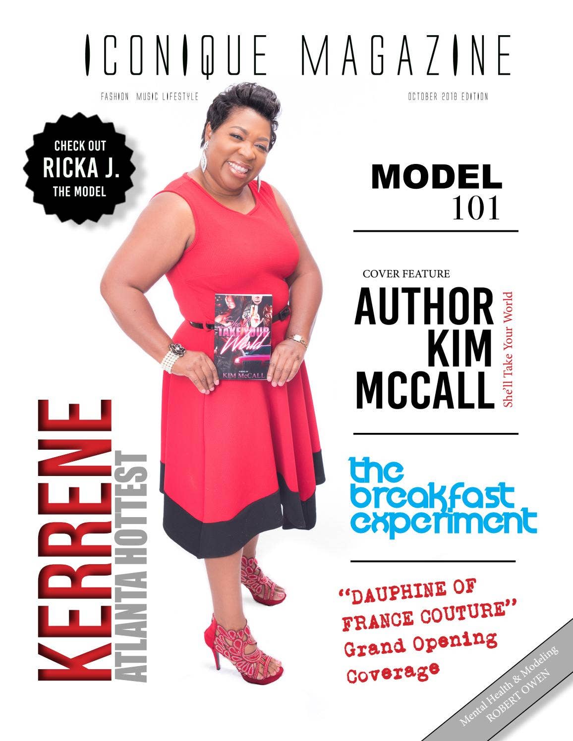 ICONIQUE MAGAZINE OCTOBER EDITION FEATURING AUTHOR KIM MCCALL by ...