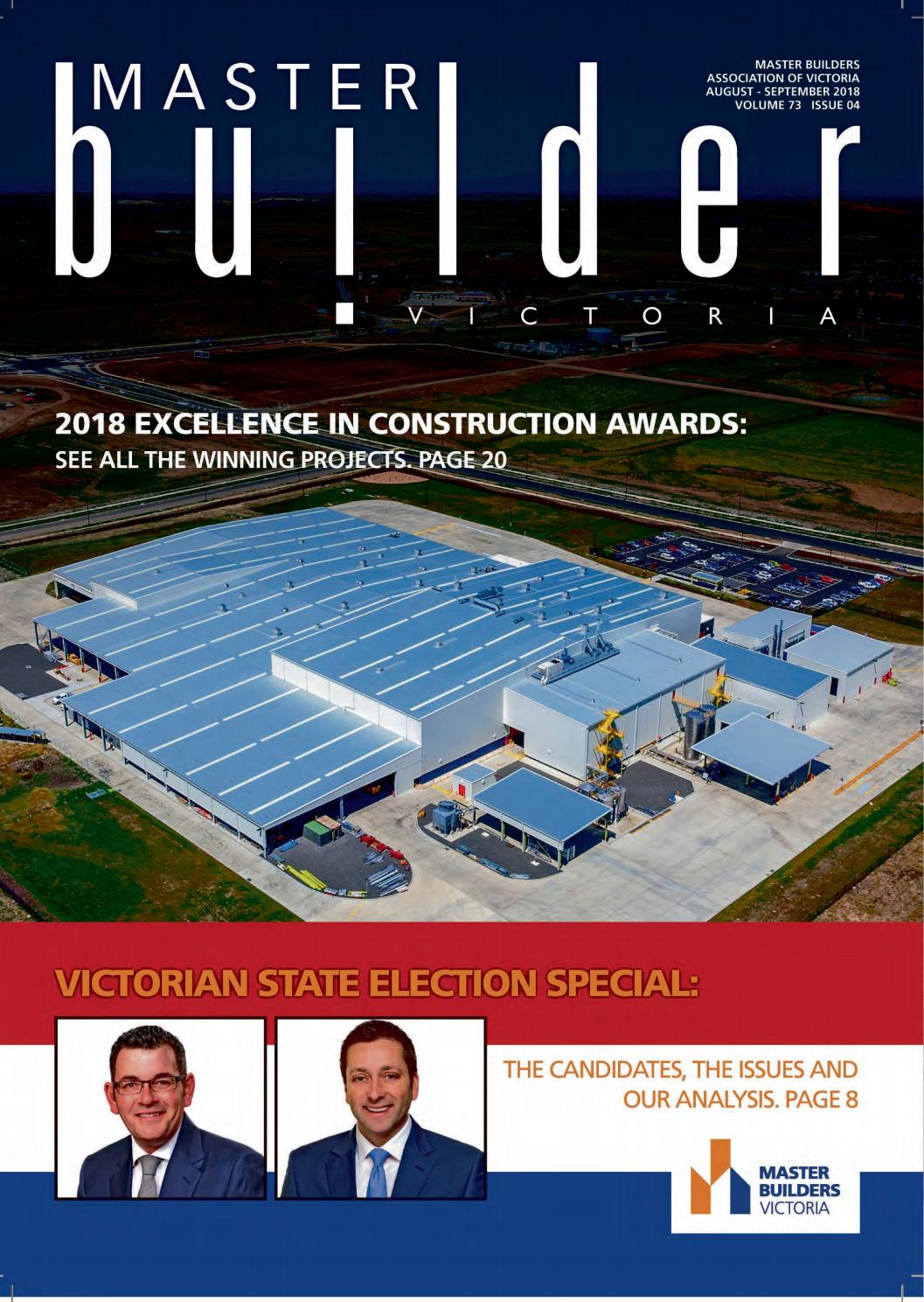 Master Builder Victoria August September 2018 by News Corp Custom ...