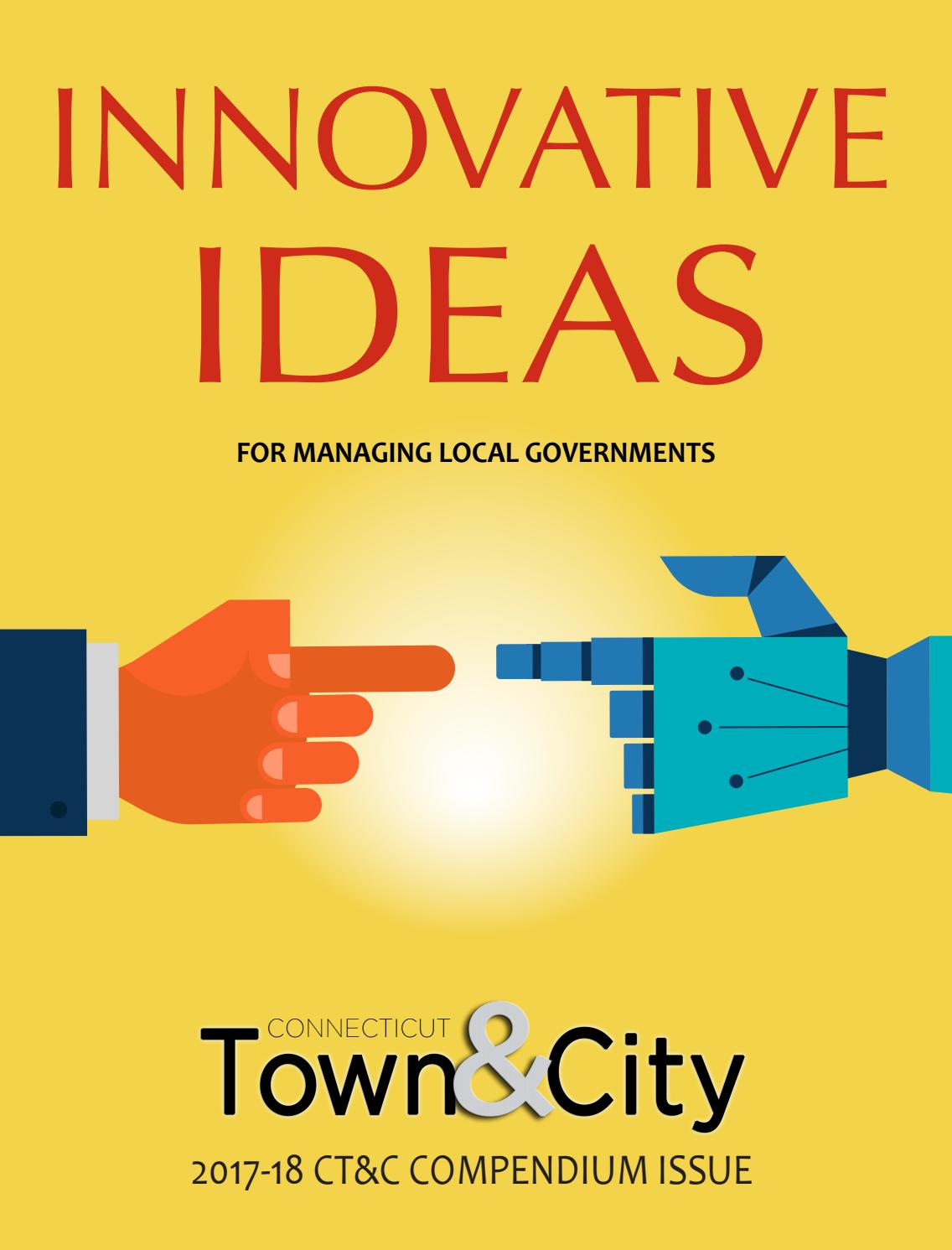 Innovative Ideas for Managing Local Governments by Connecticut ...