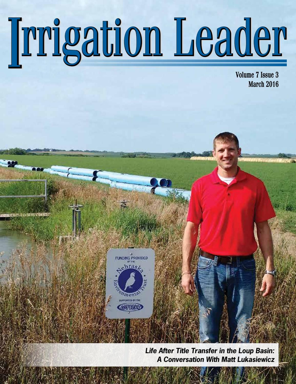 Irrigation Leader March 2016 by Water Strategies - Issuu