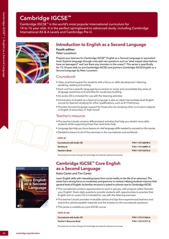 CAIE Catalogue 2019 by Cambridge International Education - Issuu