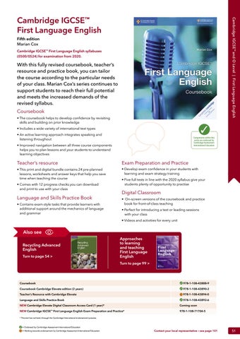 CAIE Catalogue 2019 by Cambridge International Education - Issuu