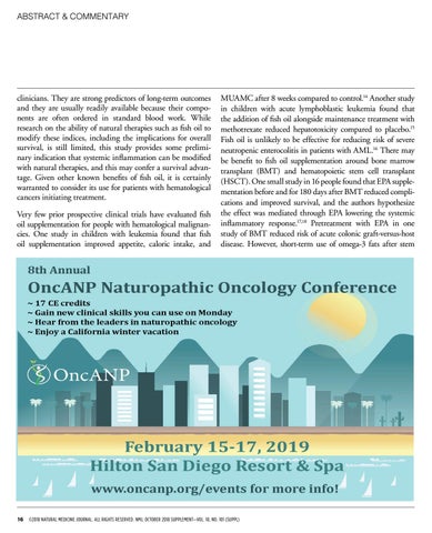 Natural Medicine Journal Oncology Special Issue 2018 by Diversified ...