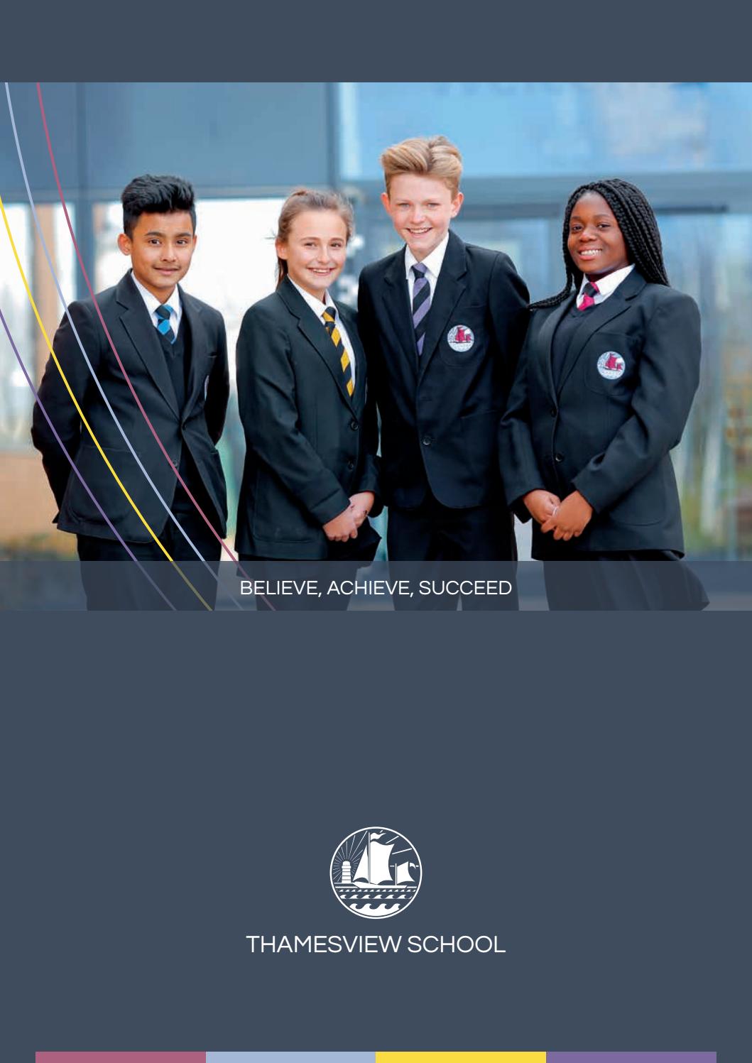 22692_Thamesview School_Prospectus by Cleverbox UK Ltd - Issuu