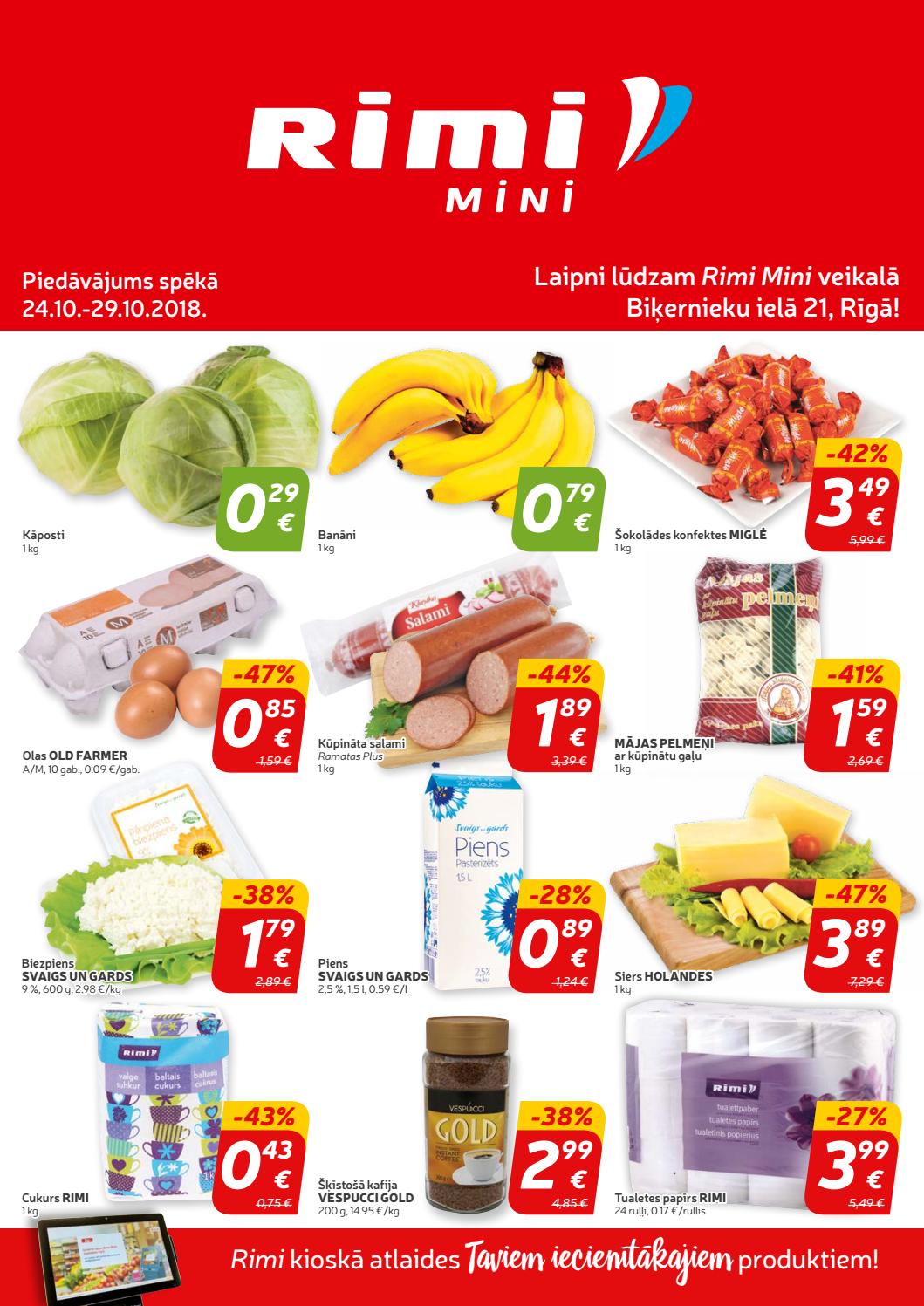 Rimi Mini Bikernieki 24.10.-29.10.2018. by Rimi - Issuu