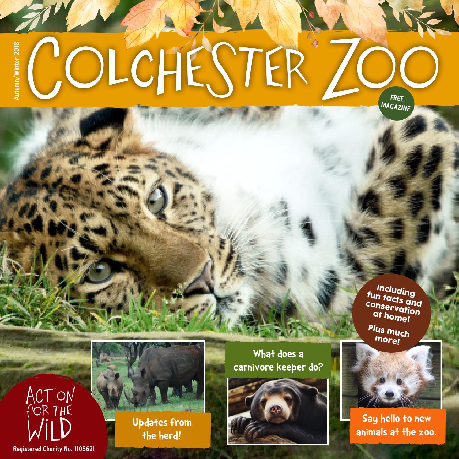 Colchester Zoo Autumn/Winter Magazine 2018 by Colchester Zoo - Issuu