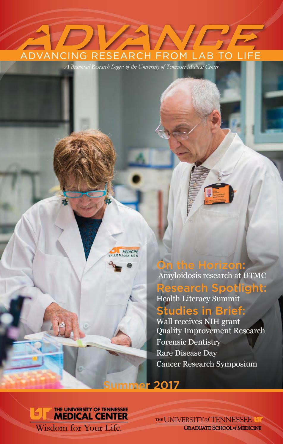 Advance Research Digest - Summer 2017 by Univ. of TN Graduate School of ...