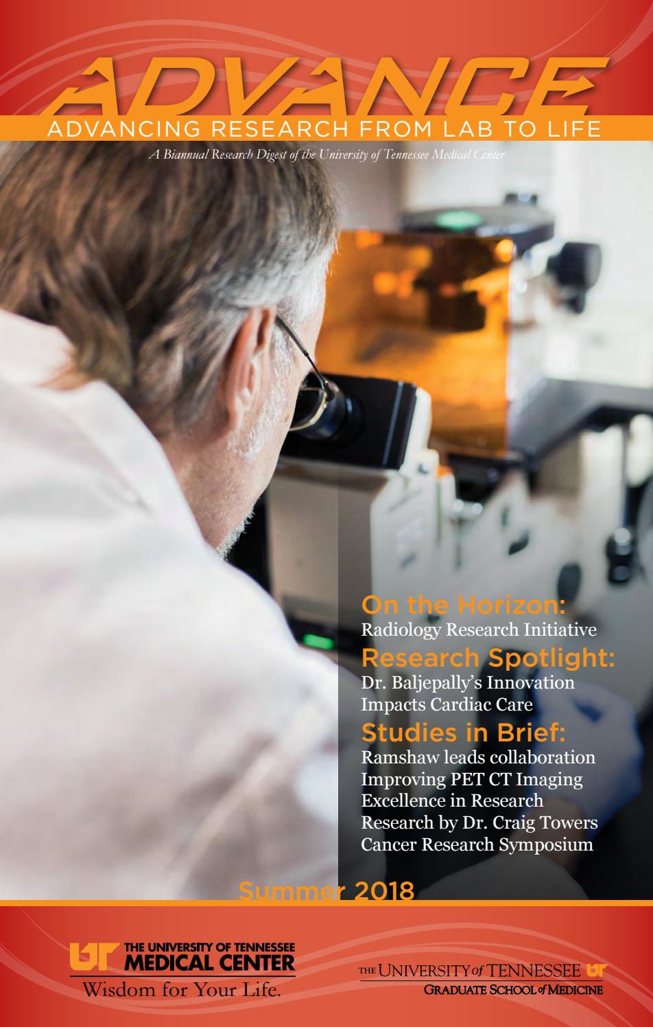 Advance Research Digest - Summer 2018 by Univ. of TN Graduate School of ...
