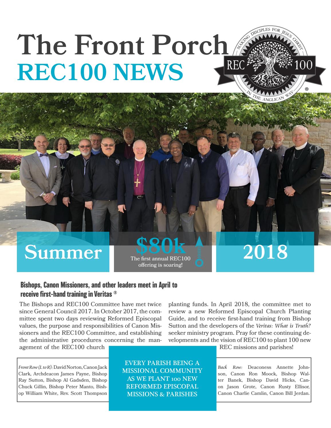The Front Porch Newsletter - Summer 2018 by REC100 - Issuu