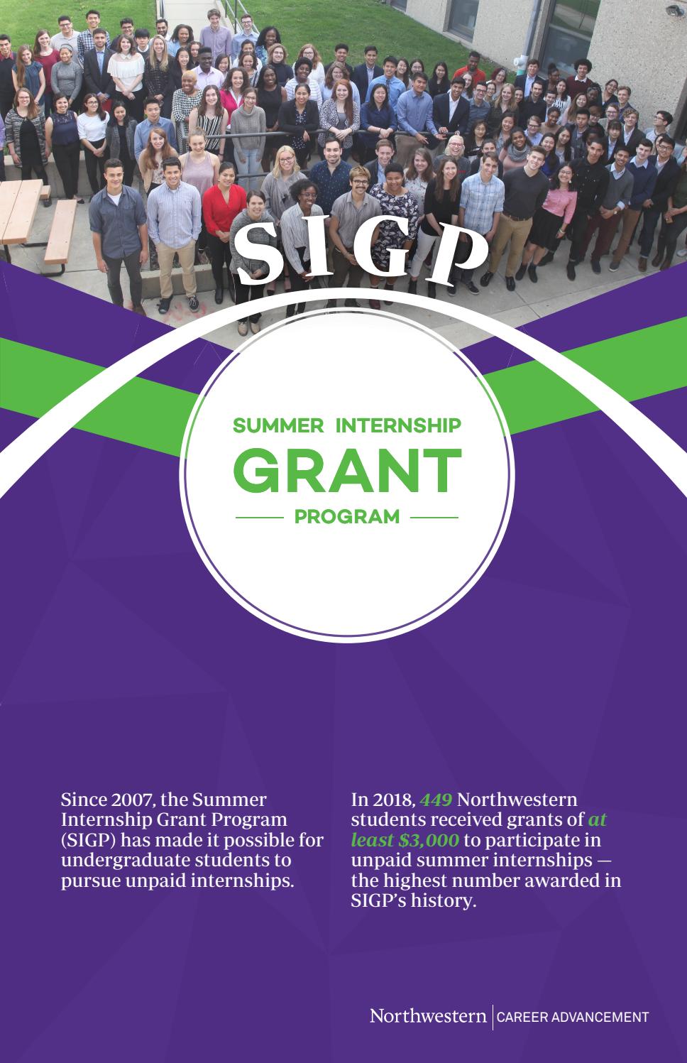 NCA's Summer Internship Grant Program (SIGP): 2018 Brochure by ...