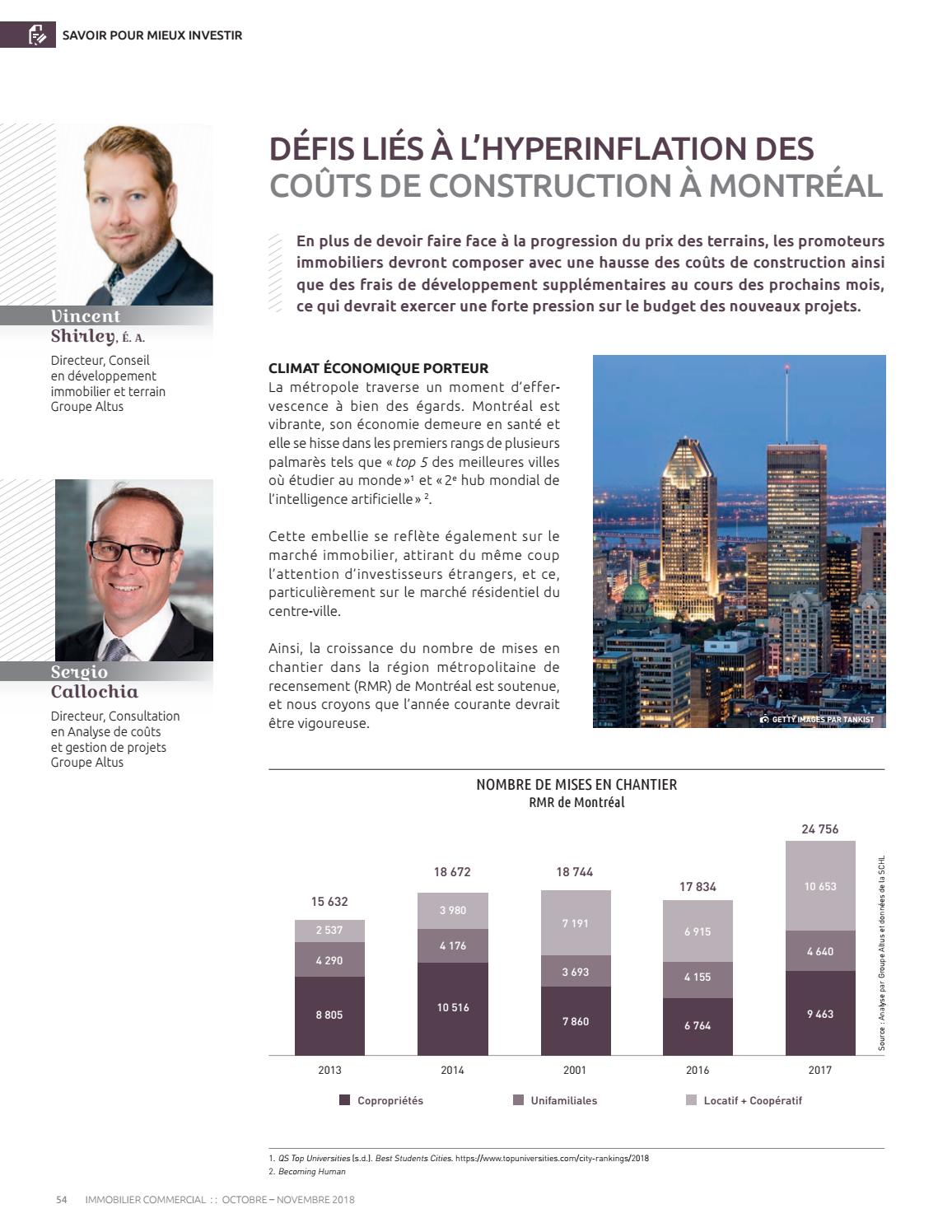 Immobilier commercial volume 11 - numéro 5 - Savoir pour mieux investir by JBC Média inc. - Issuu